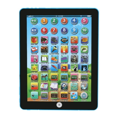 Jinnoda Toddler Learning Tablet Interactive Educational Learning Pad ...