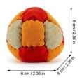 5PCS Foot Kick Bean Bag Juggling Ball Set with Storage Bag, 2.36in Soft ...