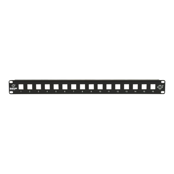Black Box GigaStation2 High-Density Multimedia - Patch panel - 1U - 16 ...