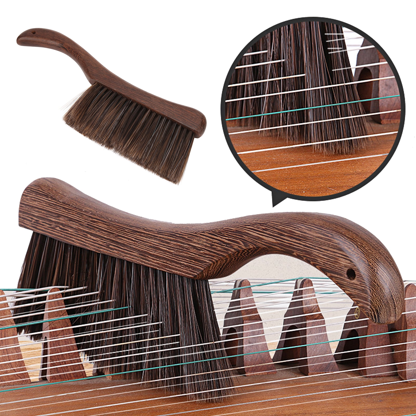 Khall Brosse de Nettoyage pour Instruments de Musique Manche en Bois ...