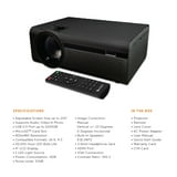 Ematic 150" HD Video Projector (EPJ580B) - Walmart.com