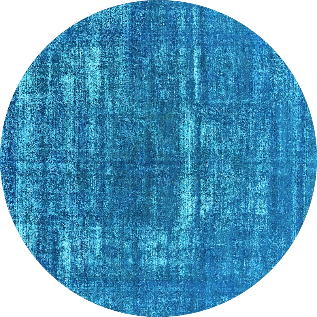 Ahgly Company Indoor Round Oriental Light Blue Industrial Area Rugs, 8 ...