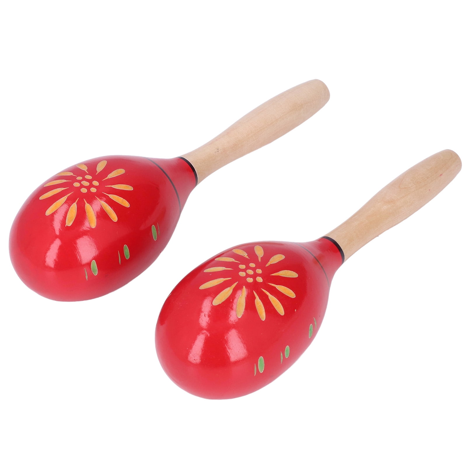 Wooden Maracas Wooden Sand Ball Maracas Red Carved For Kids Adults For wooden-maracas-wooden-sand-ball-maracas-red-carved-for-kids-adults-for