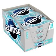 Eclipse Sugar Free Holiday Peppermint Candy Cane Chewing Gum, 2.9 Oz ...