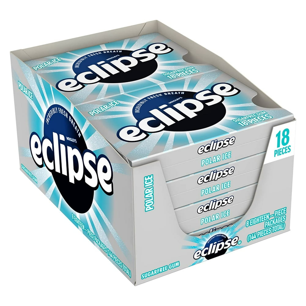 Eclipse Polar Ice Sugarfree Gum, 18 Piece (Pack of 8) - Walmart.com ...