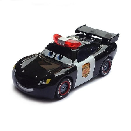 Pixar Cars Police Lightning Mcqueen Diecast Metal Cute Cartoon Movie ...