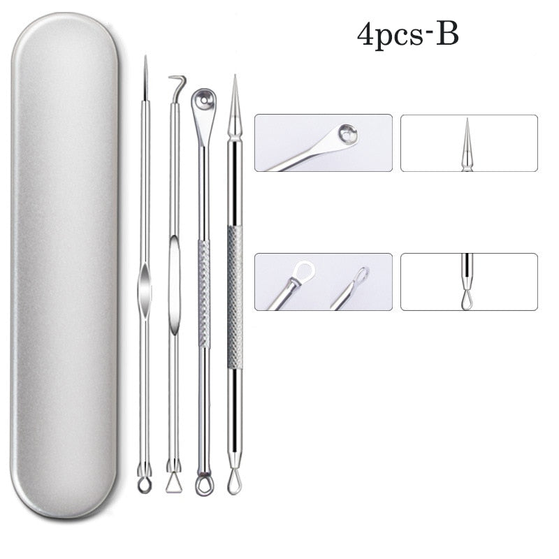 Acne Blackhead Removal Needles Black Dots Cleaner Head Pore Deep ...