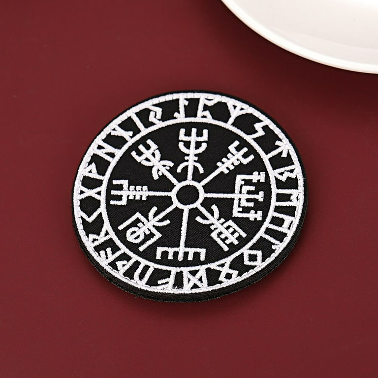 Morale Patch Norse Viking Vegvisir Rune Patch Norse Rune Morale Compass ...