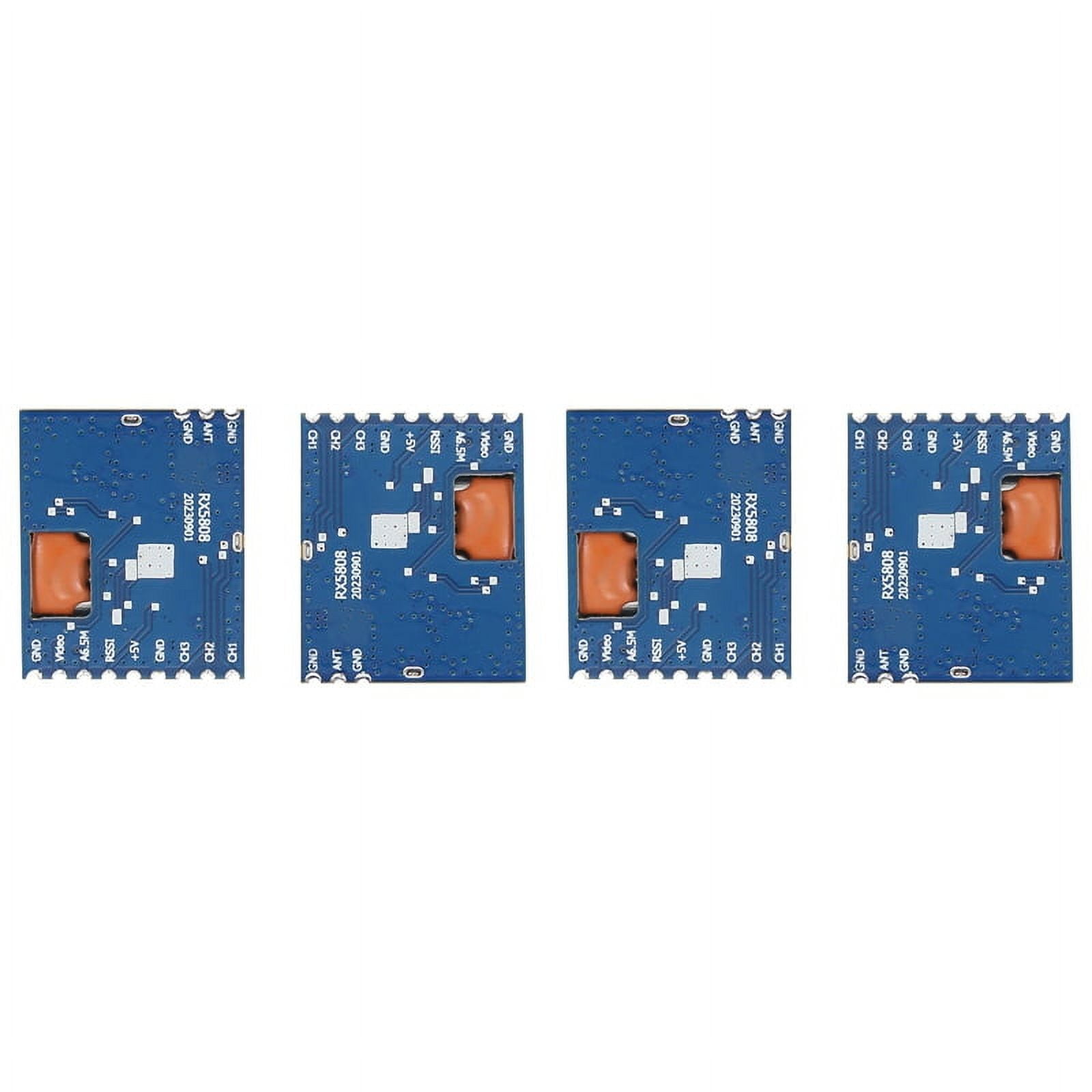 Módulo Receptor de Audio y Vídeo Inalámbrico RX5808 de 4 Piezas RX5808 ...