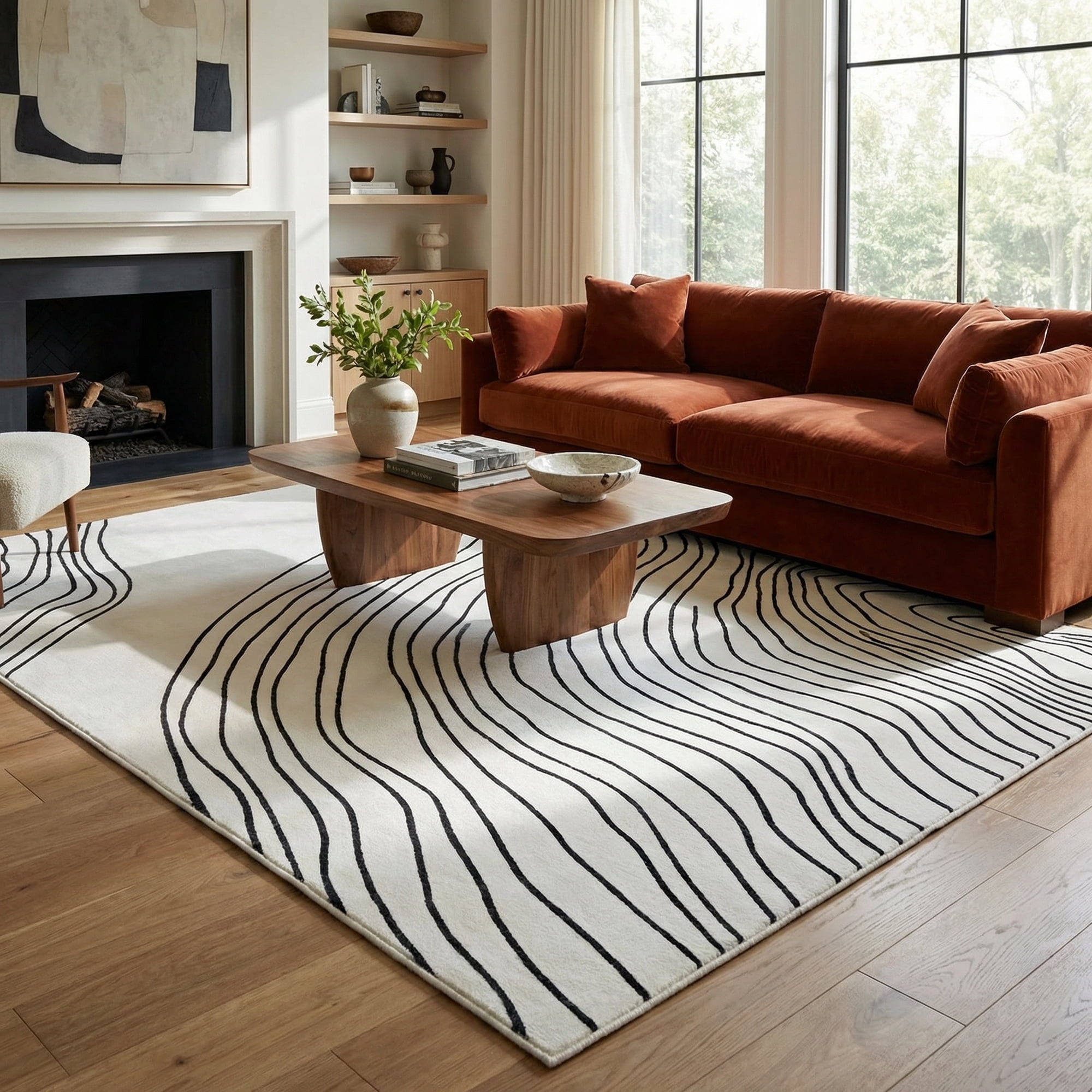 Click here for Rug Branch Minimalist Abstract Indoor Area Rug 67... prices