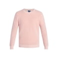 George Men's and Big Men's Cotton Slub Sweater with Long Sleeves, Sizes ...