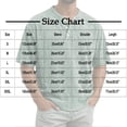Cekizud T Shirts for Man Casual Button up Henley Neck Short Sleeved Top ...