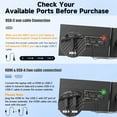 Upgraded 15.6" FHD IPS Laptop Monitor Extender, Portable Plug n Play ...