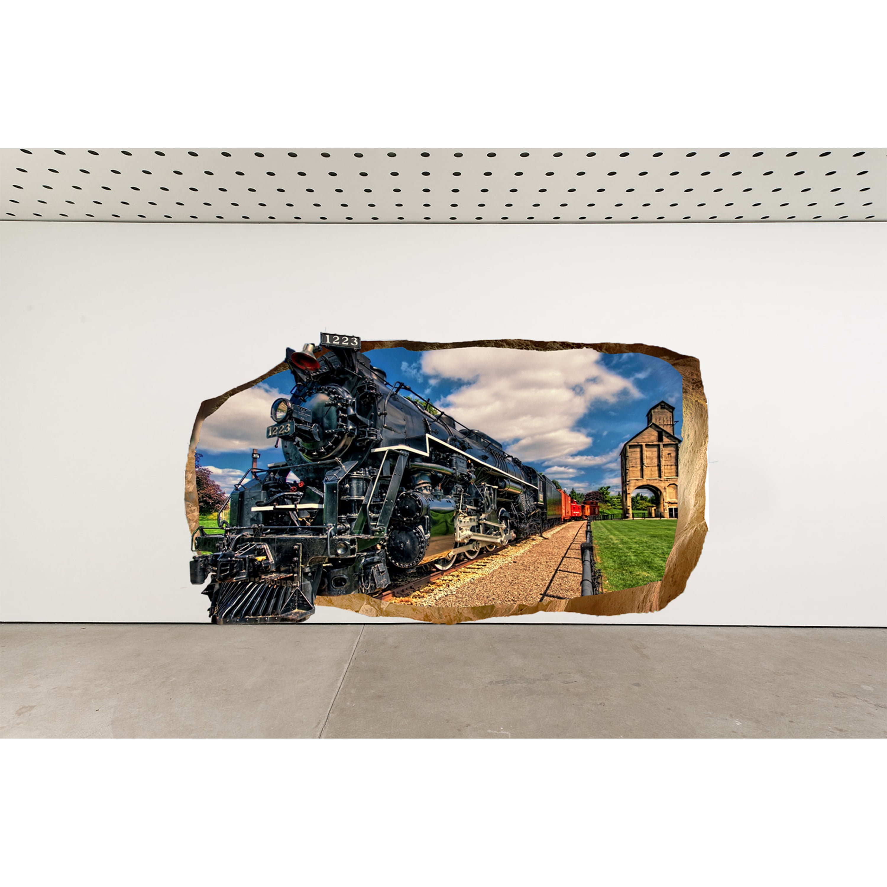 Startonight 3D Mural Wall Art Photo Decor Luxury Train Amazing Dual ...