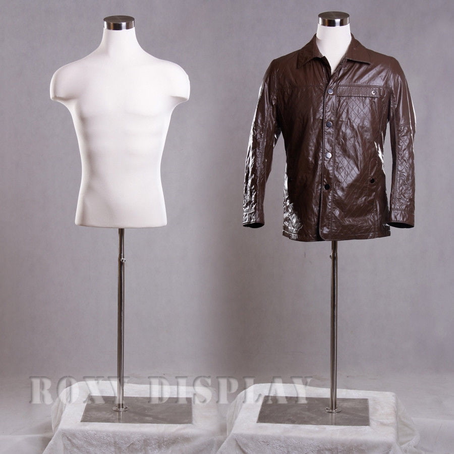 Male Body Form Mannequin Dress Body Form #JF-33DD01+BS-05 - Walmart.com
