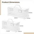 4 Pcs Paint Storage Containers, Plastic Handheld Organizer Boxes, 2 ...