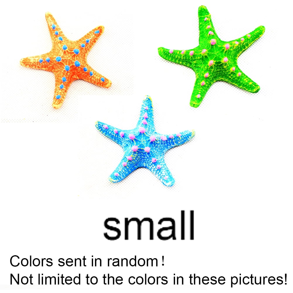 Resin Aquarium Fish Tank Sea Artificial Fake starfish Ornament ...