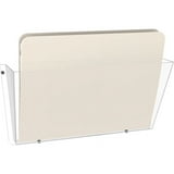 Deflecto Unbreakable Plastic DocuPocket Single Pocket Wall File, Letter ...