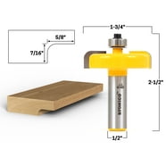 Yonico 5 Bit Cove Edge Forming Router Bit Set - 1/2" Shank - 13522 ...