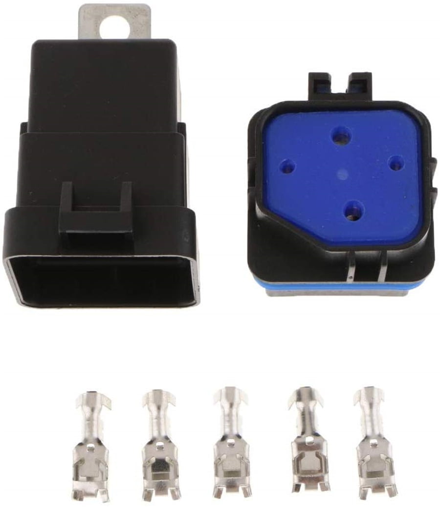4 Set Car SUV 12V 40A 5Pin Relay+Relay Holder Socket Integrated w ...