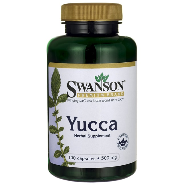 Swanson Yucca 500 mg 100 Capsules - Walmart.com - Walmart.com