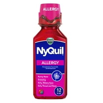 Vicks NyQuil Allergy Liquid, Nighttime Allergy Medicine for Adults ...