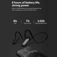 F808 Wireless Bone Conduction Headphones BT 5.0 Headset Open-ear Sports ...