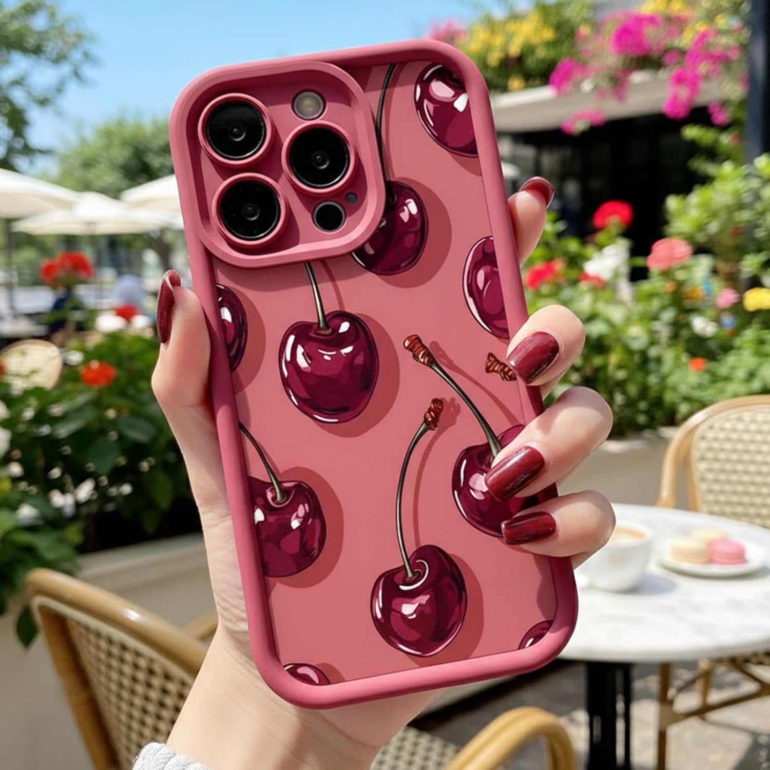 Click here for Yusong Sexy Wine Cherry Graffiti Phone Case  Wine... prices
