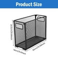 FUYGRCJ Metal Hanging File Organizer,Desktop Mesh File Folder Box File ...