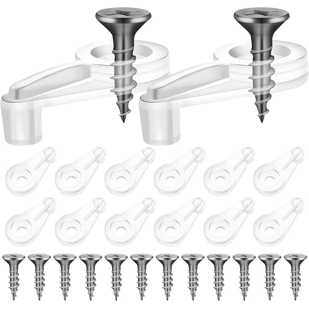 50PCS Glass Retainer Clips Glass Panel Clips Mirror Clips Non-slip ...