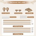 1 Inch Wood Double Curtain Rods for Windows 72 to 144 Inches (6-12 Feet ...