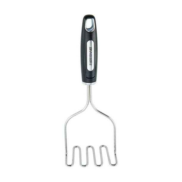 Farberware Professional Stainless Steel Potato Masher With Black Handle