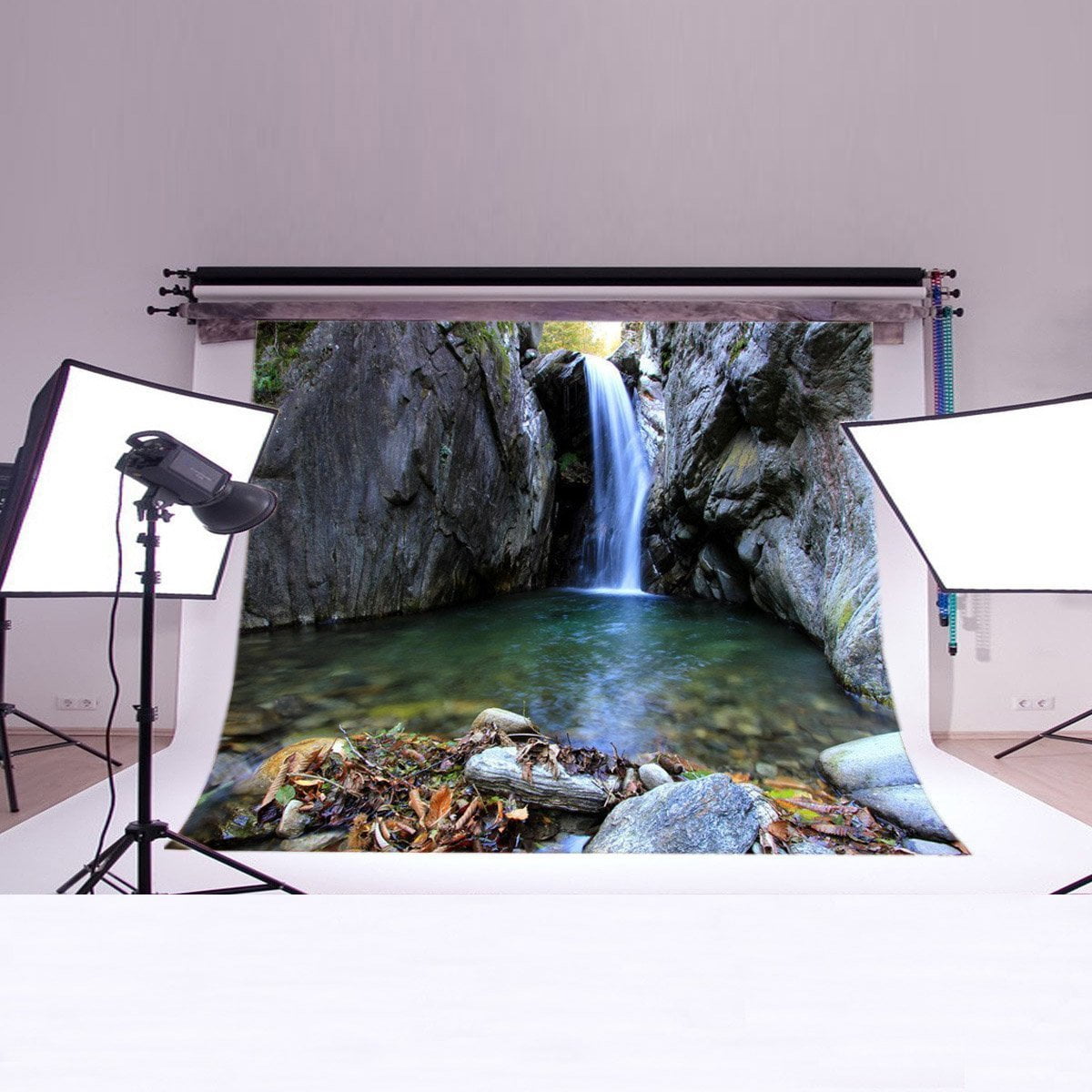 MOHome 7x5ft The Waterfall Photo Backdrops Studio Background Studio ...