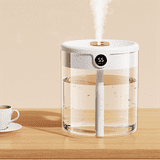 H2O Air Humidifier 2L Capacity Double Nozzle with LCD Humidity Display ...
