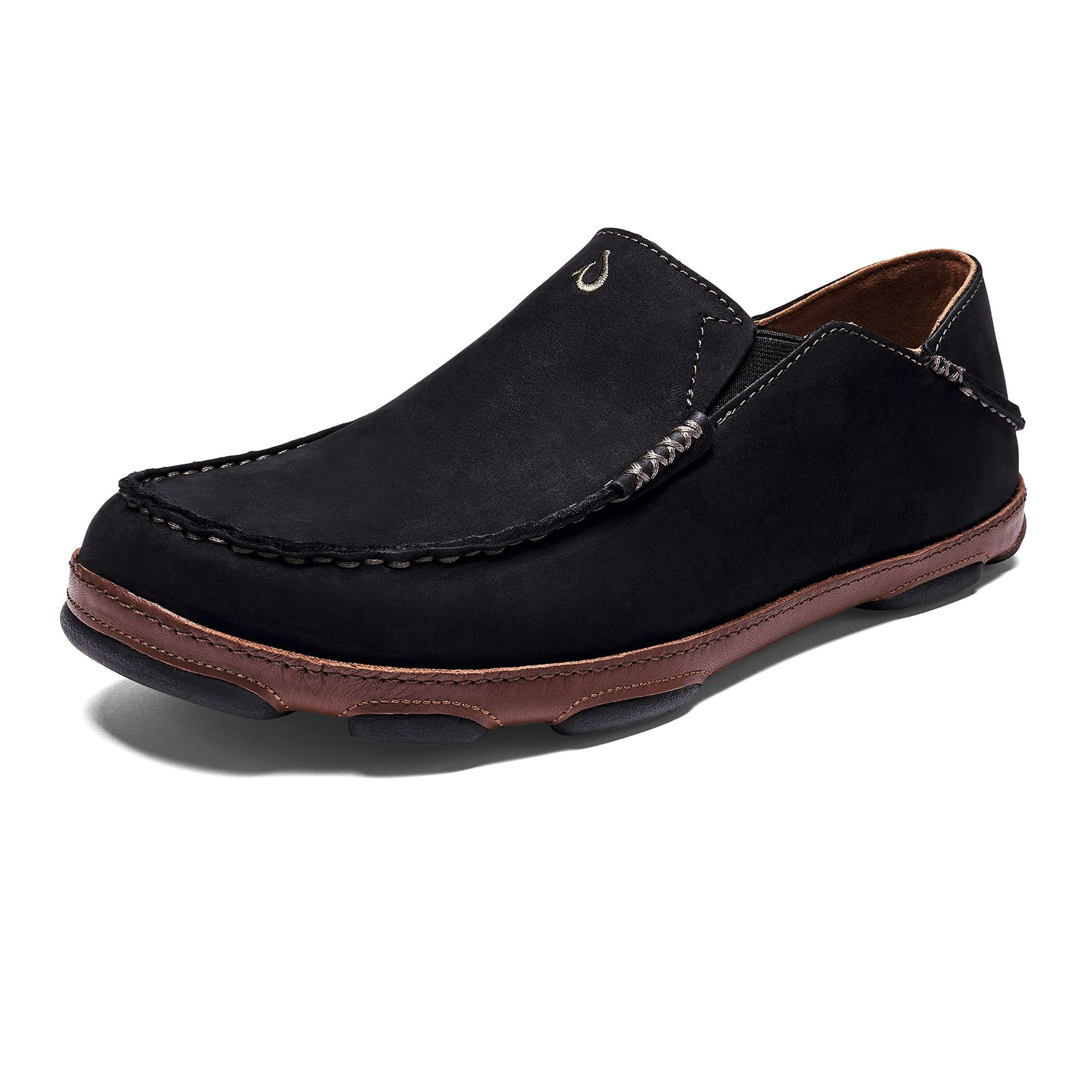 Click here for Olukai Mens Moloa Slip-On black/Toffee us 12 M 12 prices