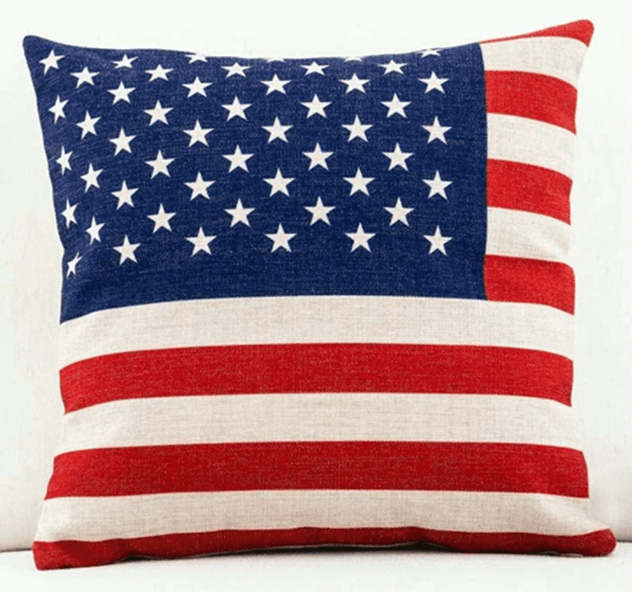 LINEL Patriotic Pillow Cover American Flag Square Throw Pillow Cover 18 ...