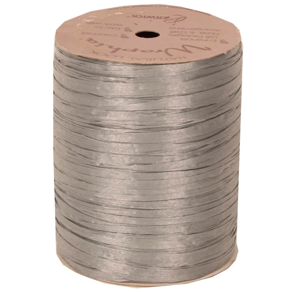 JAM Raffia Ribbon, 100 Yards, Silver, 1/Pack - Walmart.com
