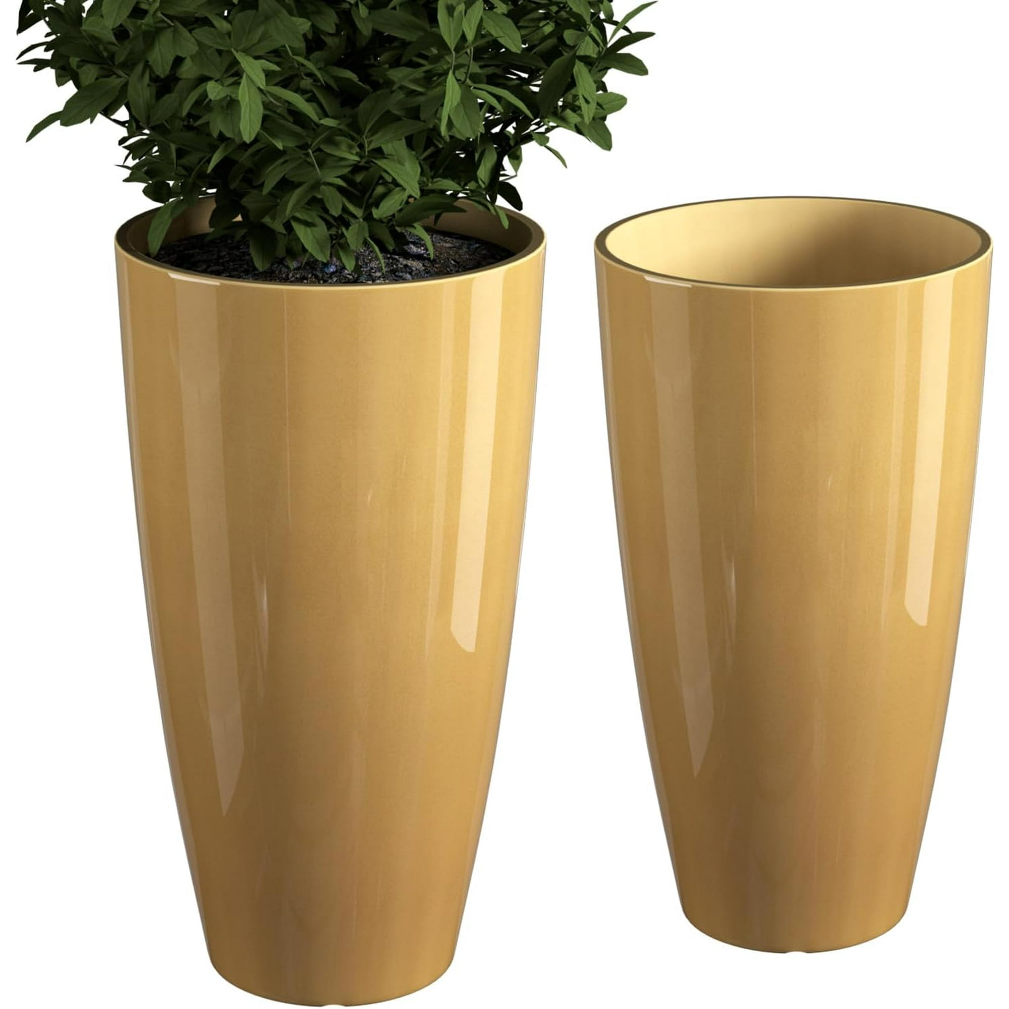 Click here for Qcqhdu 21 Inch Tall Planters For Outdoor Plants Se... prices