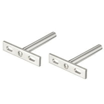 Uxcell 5" Invisible Floating Shelf Brackets, Hidden Blind Supports for ...