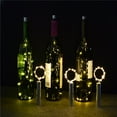 Rosnek 4.92ft/6.56ft Wine Bottles Cork String Lights, Christmas Fairy ...