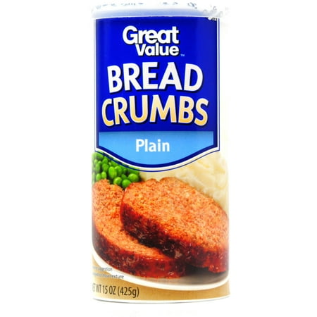 Great Value Plain Bread Crumbs, 15 oz - Walmart.com