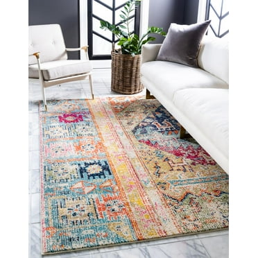 Rugs.com El Paso Collection Rug – 10' x 16' Blue Medium Rug Perfect For ...
