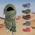 Giaone Arab Male Square Scarf Lattice Print Pattern Multi-purpose ...