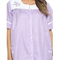 Casual Nights Women's Snap-Front Cotton Duster Robe with Pockets, Short ...