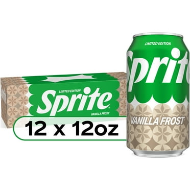 Sprite Vanilla Frost Sprite 12 Pack, 12 oz Caffeine-Free Can - Walmart.com