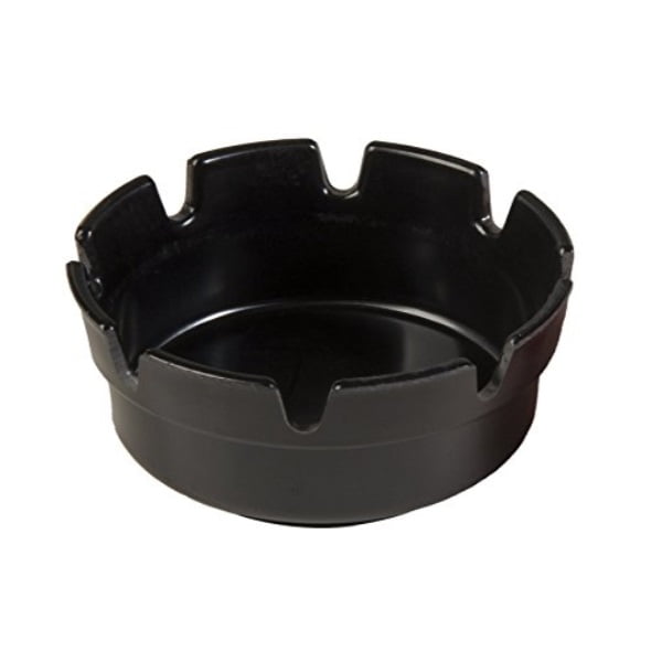 Update International (AST-4BK) 4 1/4" Plastic Ash Tray - Walmart.com