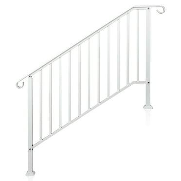 Handrail for Outdoor Steps Garage Railing Stair Handrail Garden Garage ...