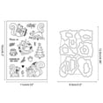 2Pcs 2 Style PVC Plastic Stamps for DIY Scrapbooking Photo Album ...