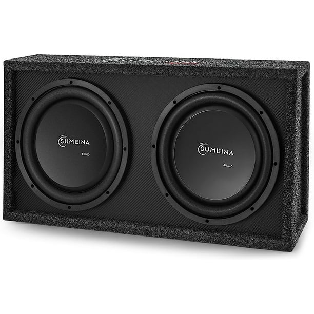 12" Dual Loaded Compact Active Subwoofer System, 1200W Audio Bass ...