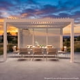 Modern Shade 12ft Modular Privacy Screen, Galvanized Steel Panel for ...